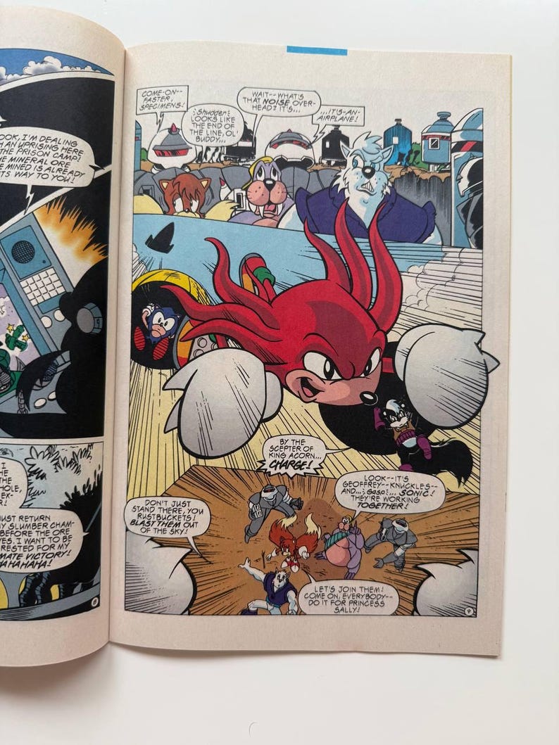 Sonic the Hedgehog #50 Comic Book (1997) - Endgame Arc, Direct Edition ...