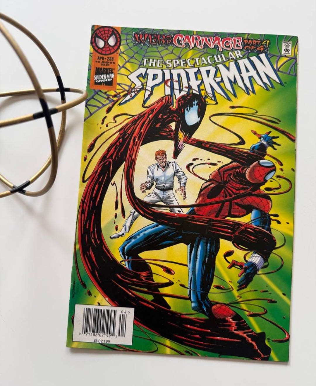 Spider-carnage -- the Spectacular SPIDER-MAN #233 - Vintage Comic Book ...