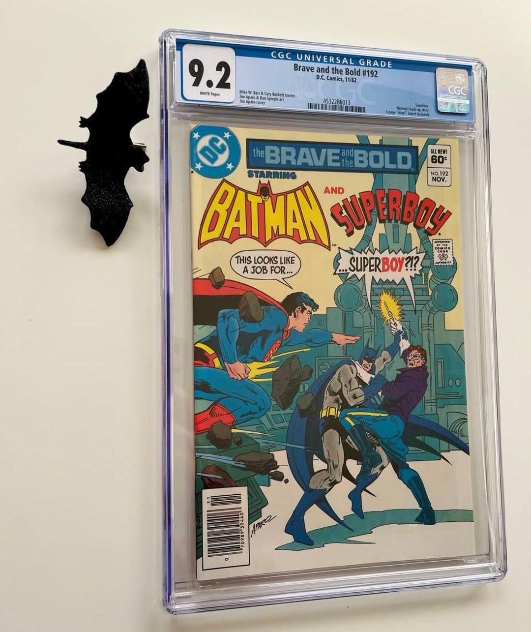 1982 -- BATMAN and SUPERBOY - Brave and Bold #192 CGC 9.2 - Rare ...