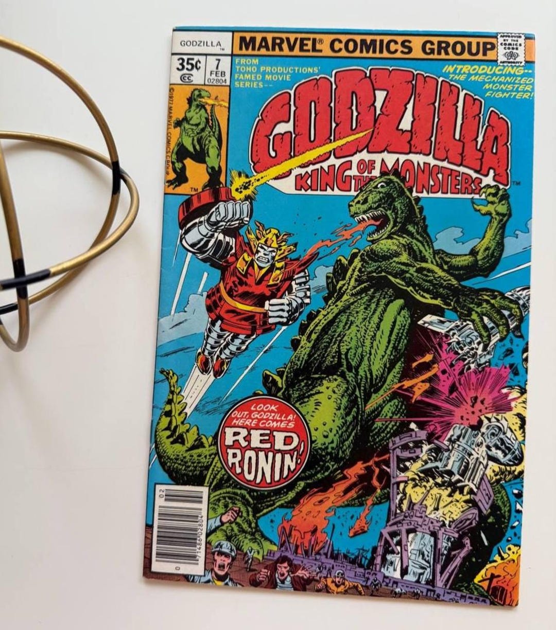 Godzilla #7 (1978) - 1st Red Ronin Appearance, Vintage Comic Book With ...