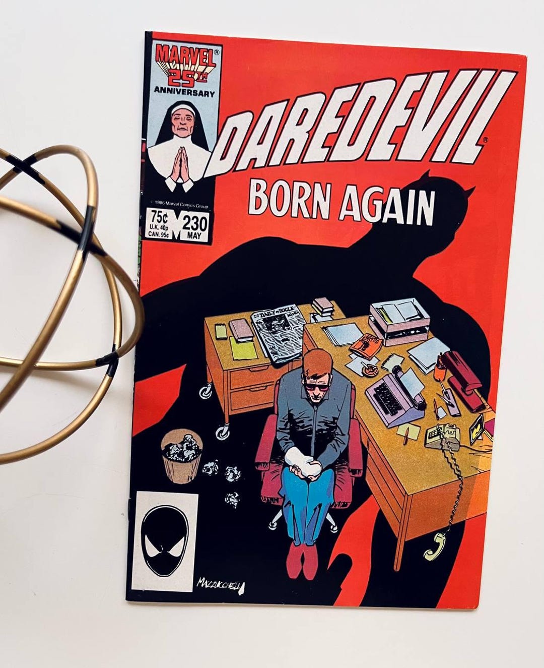 Daredevil 230 script by Frank Miller Vintage Old Comic Book 1986 - Etsy