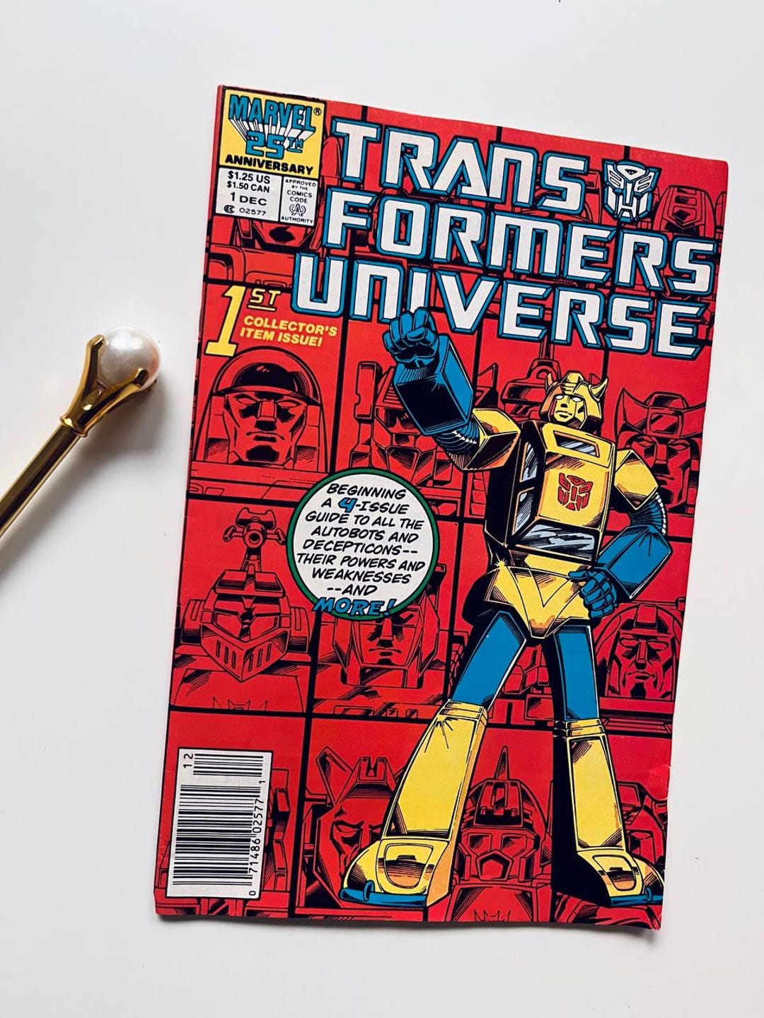 TRANSFORMERS Universe #1 (bumblebee Marvel 25th Anniversary Issue ...