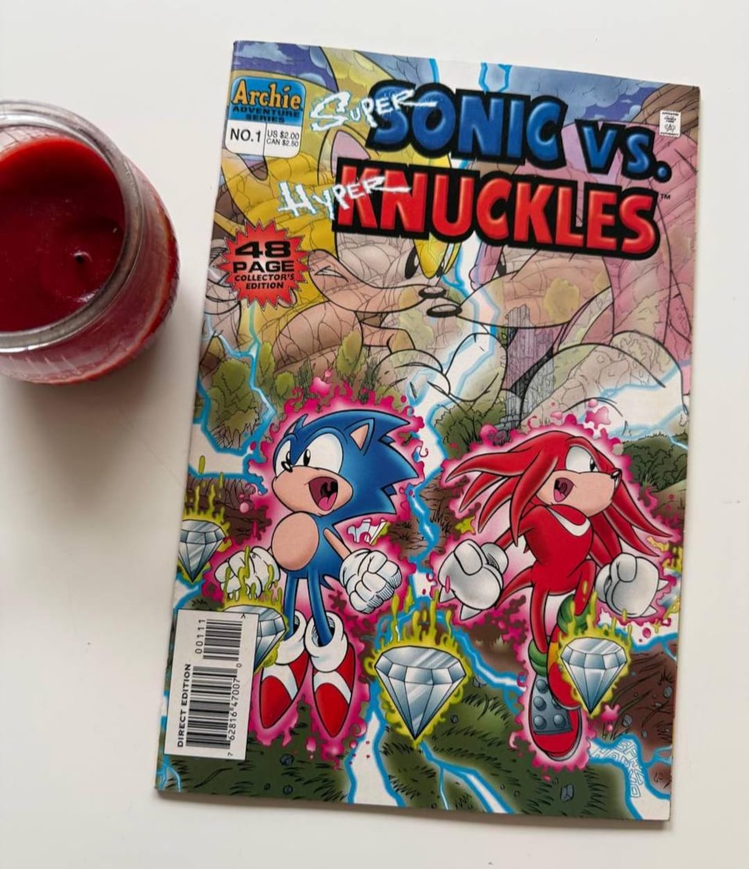 Super Sonic Vs Hyper Knuckles #1: 1996 Archie Comic Book - Etsy