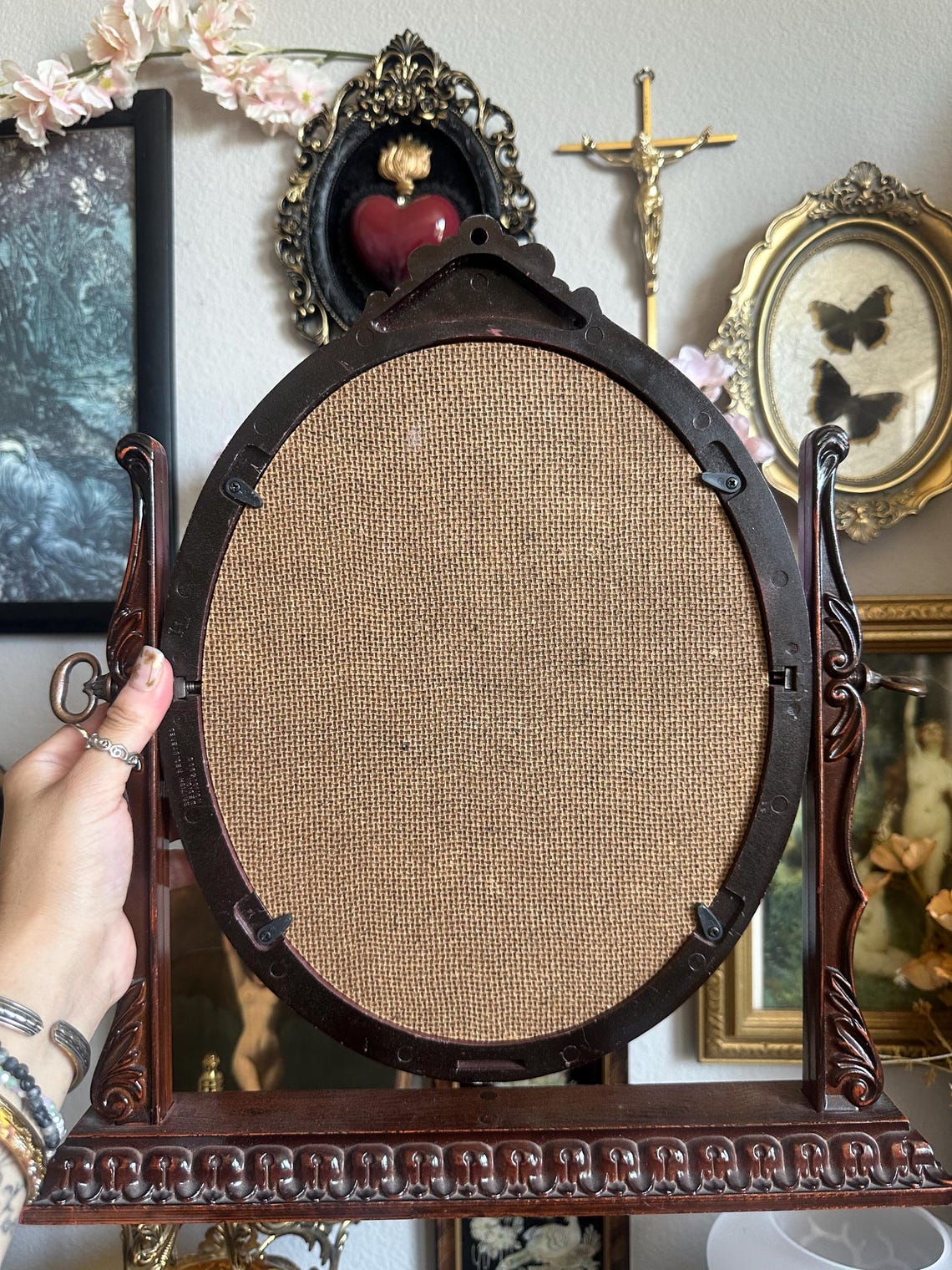 Victorian Ornate Oval Swivel Tilt Picture Frame - Etsy