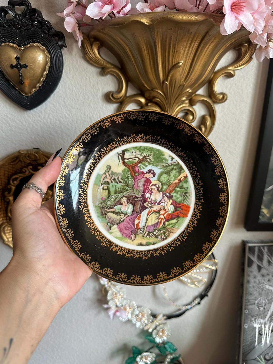Vintage Baroque Plate - Etsy