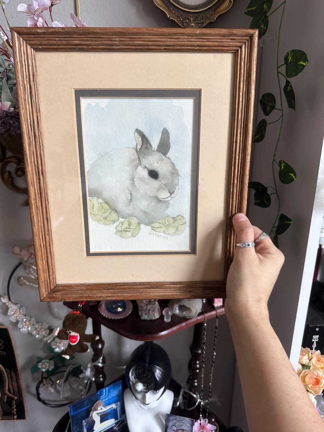 Cottage Core Bunny Rabbit Frame - Etsy