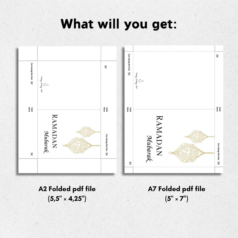 Ramadan Greeting Cards Ramadan Kareem Cards Ramadan Mubarak Cards ...