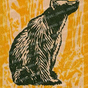 LINOCUT BEARS - Collage Sheet - Vintage Hungarian Matchbox Labels ...