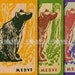 LINOCUT BEARS - Collage Sheet - Vintage Hungarian Matchbox Labels ...