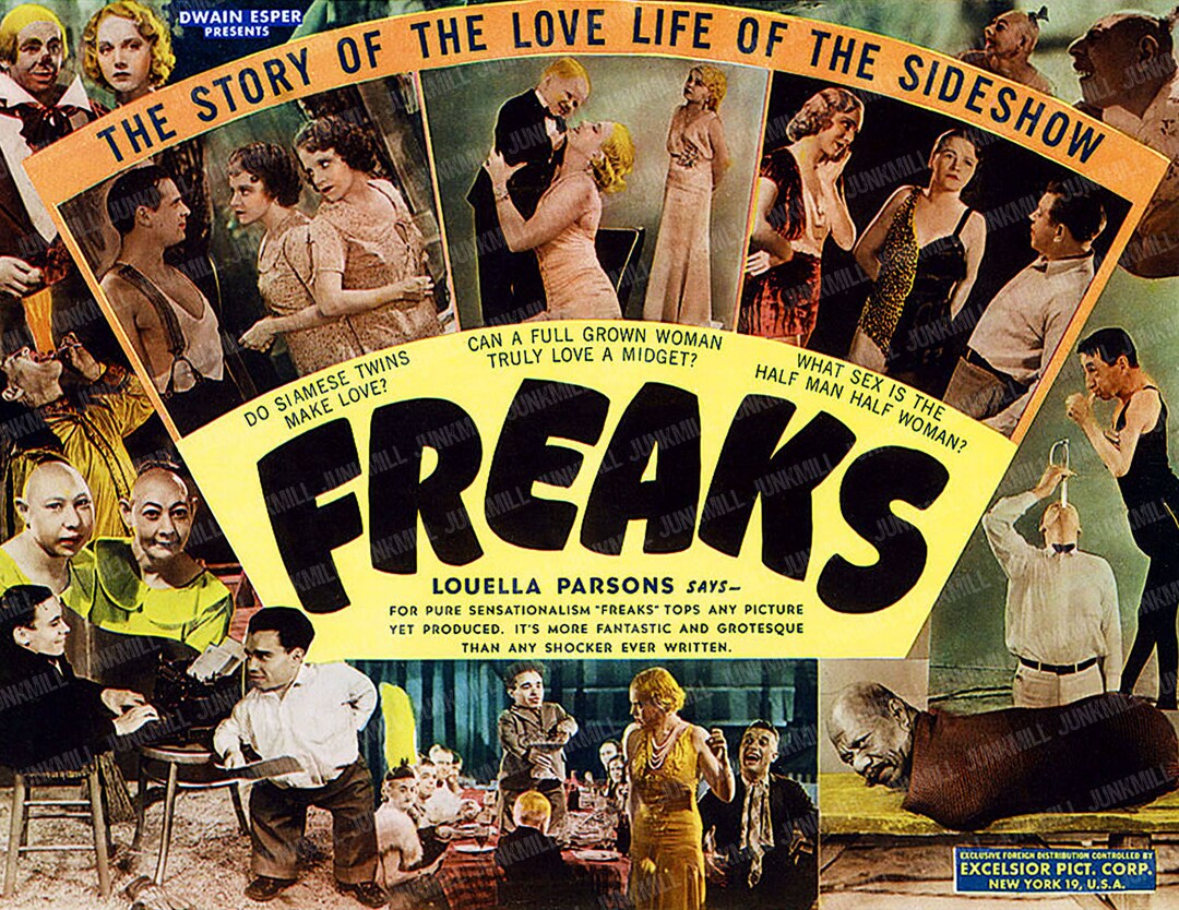 FREAKS - Large Digital Printable Image - Todd Browning's Freaks Movie ...