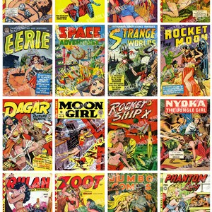 HARDBOILED HEROINES - Digital Printable Collage Sheet - Risque Pin-up ...