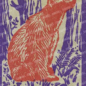 LINOCUT BEARS - Collage Sheet - Vintage Hungarian Matchbox Labels ...