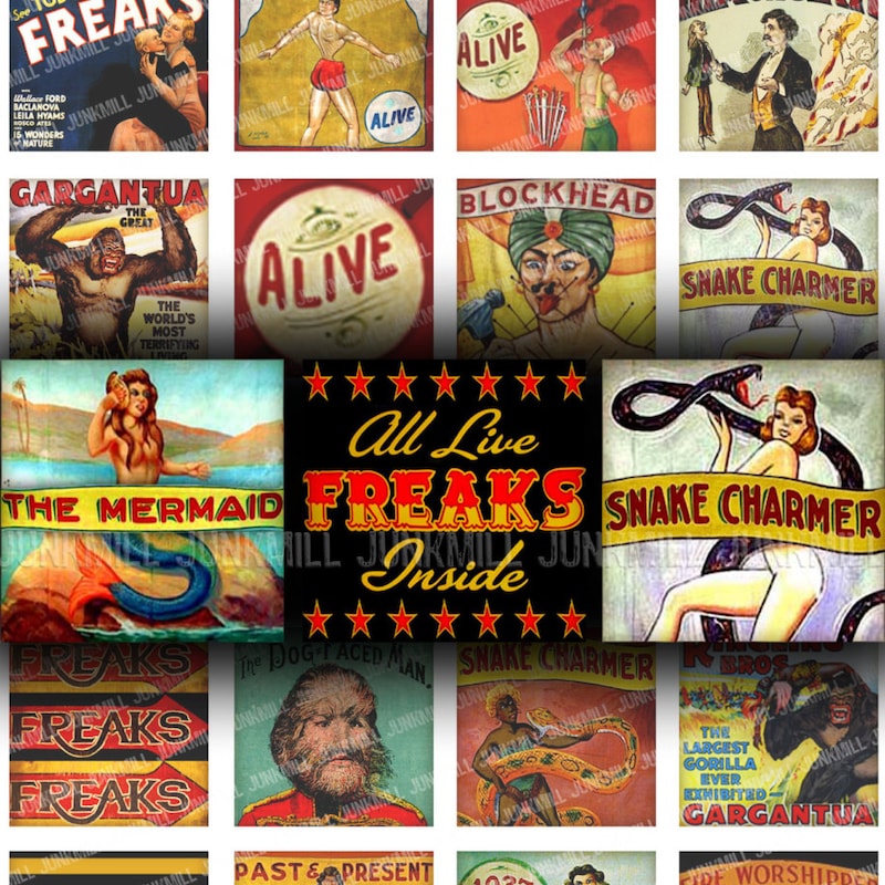 The Freak Circus - Etsy