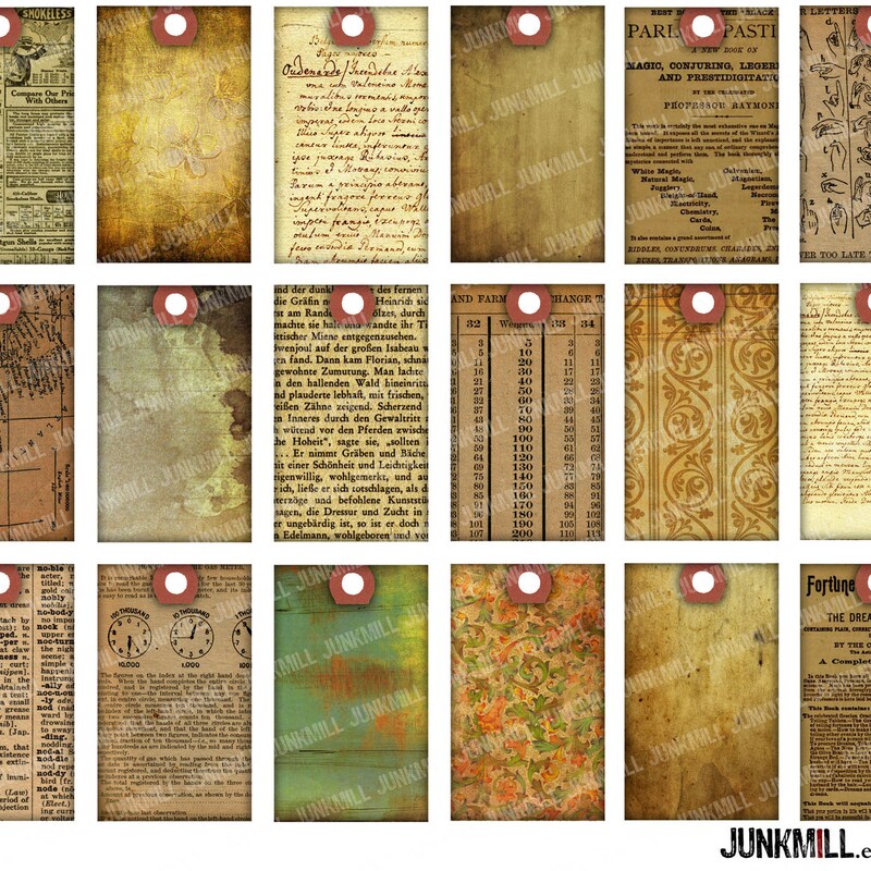 Vintage Hang Tags - Etsy