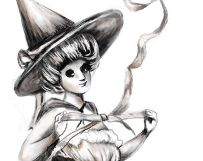 Victorian Witch Parchment Paper set of 10 - Etsy