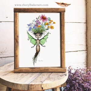 Fairy Creepy Cute, Fairy Art Print, Macabre Art, Supernatural Art ...
