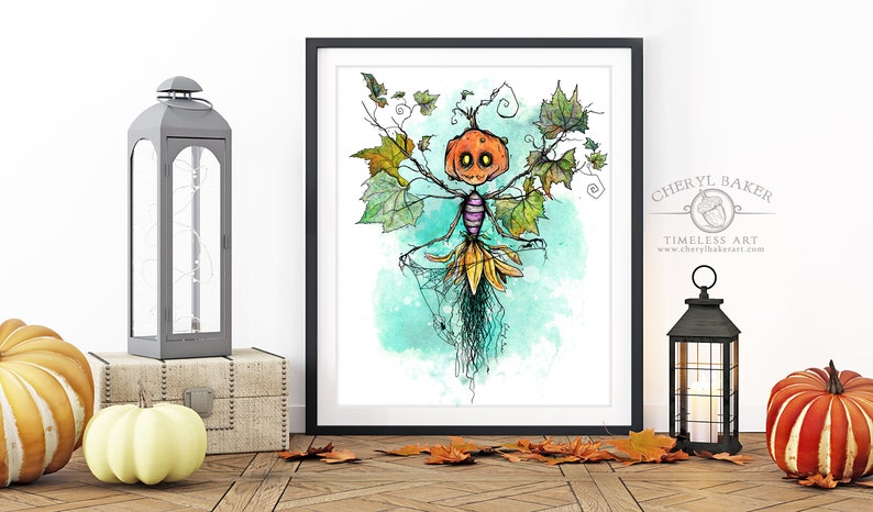 Fairy Creepy Cute Fairy Art Print Macabre Art Halloween - Etsy