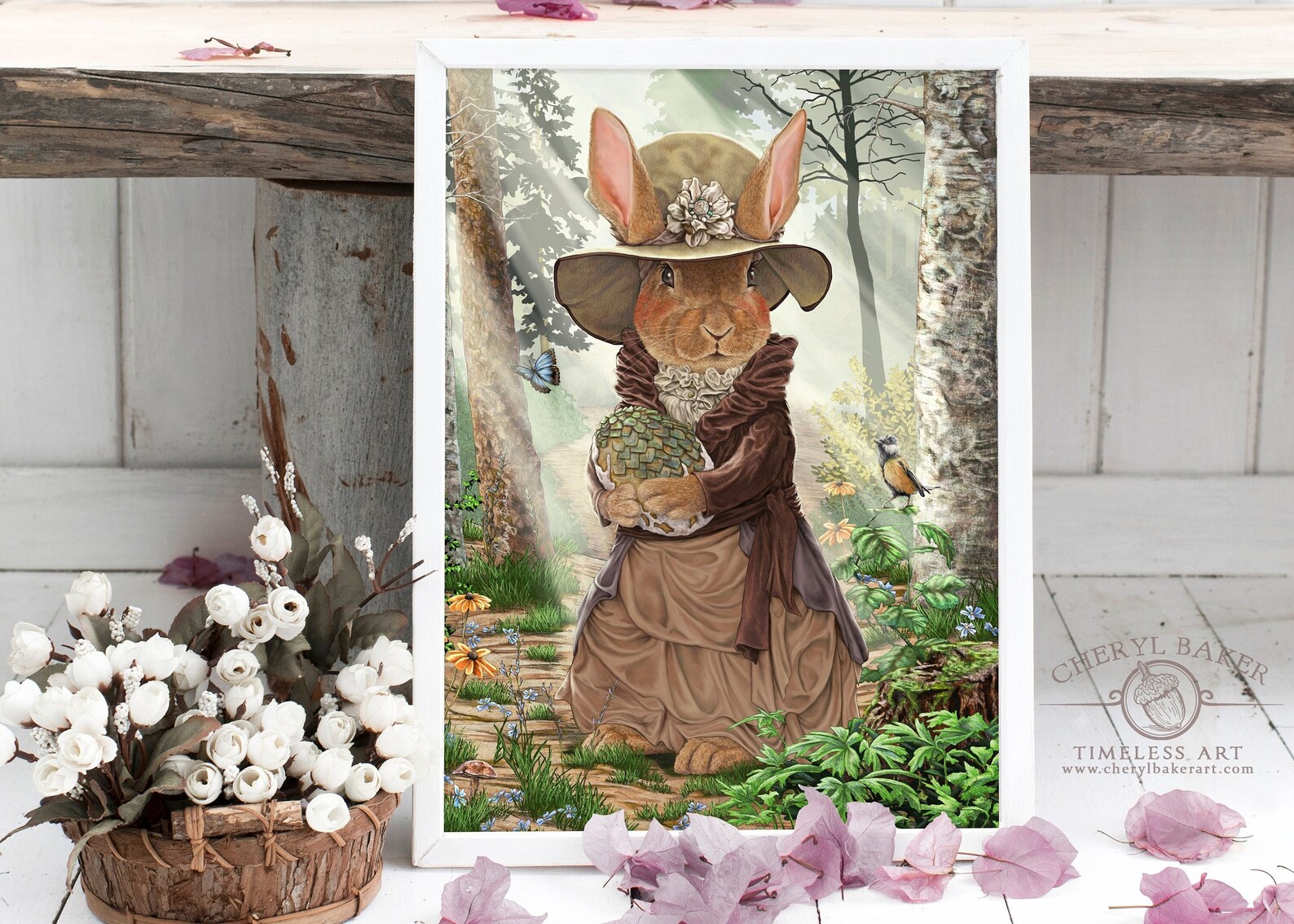 Rabbit Art Rabbit Wall Art Rabbit Decor Farmhouse Wall | Etsy