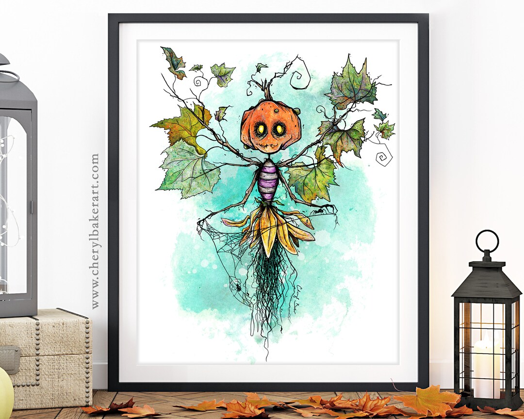 Fairy Creepy Cute, Fairy Art Print, Macabre Art, Halloween Fairy Art ...