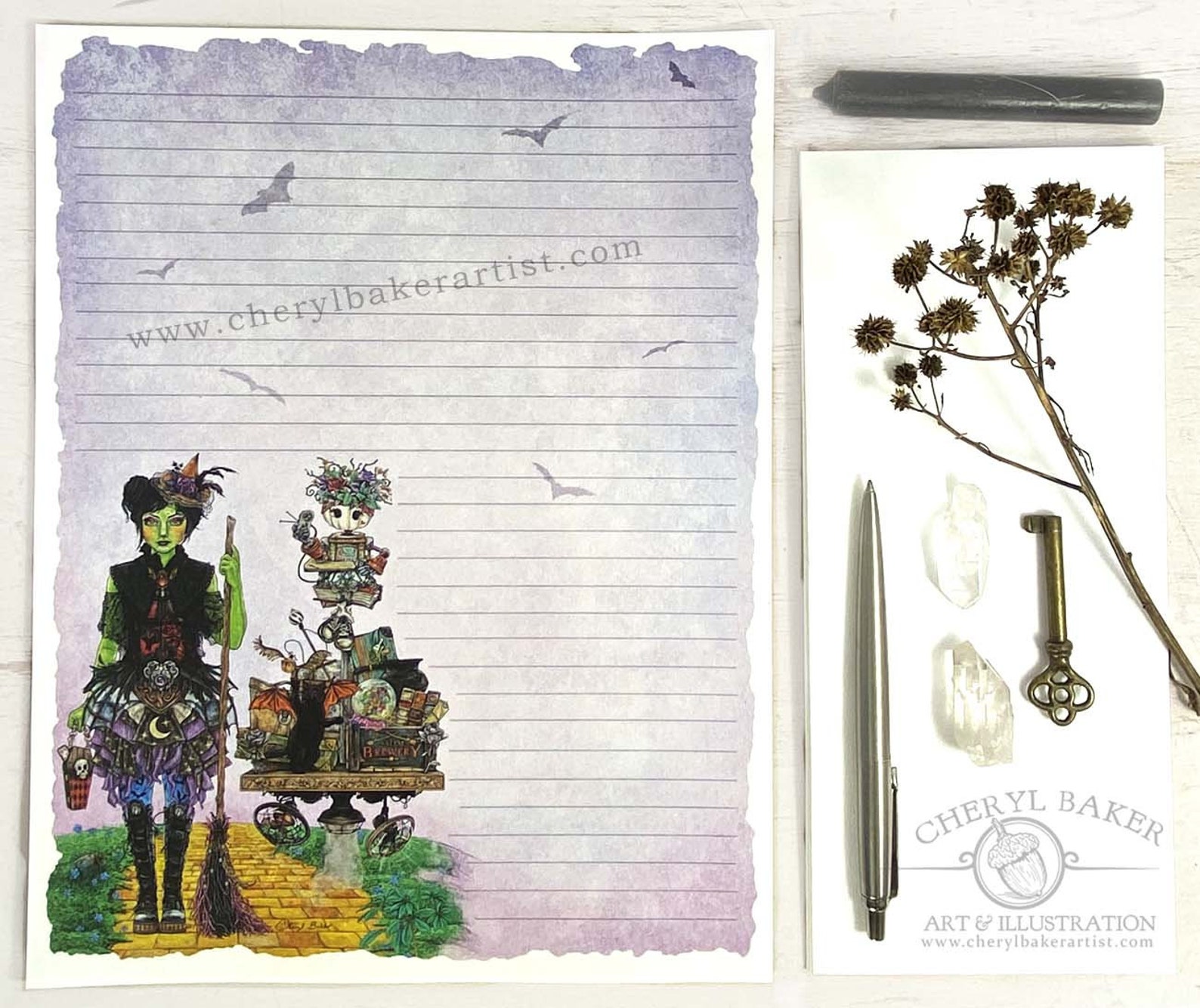 Wizards & Witches Stationery Paper Set with Envelopes | Etsy