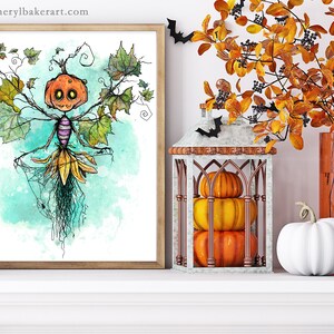 Fairy Creepy Cute, Fairy Art Print, Macabre Art, Halloween Fairy Art ...