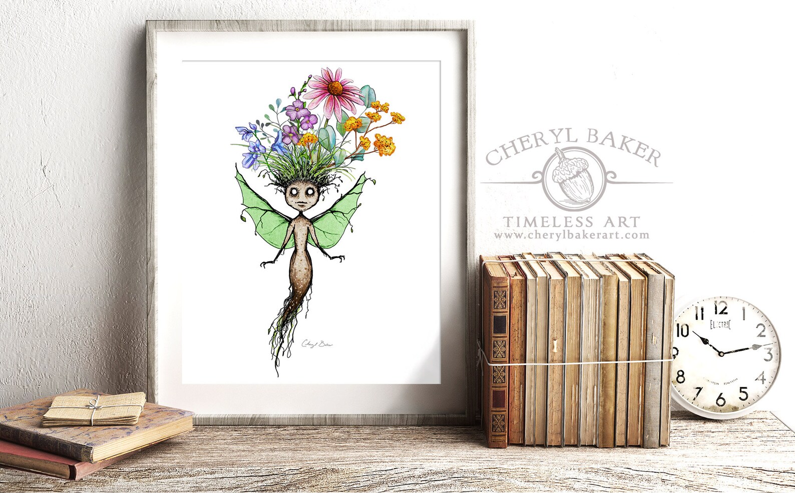 Fairy Creepy Cute Fairy Art Print Macabre Art Supernatural - Etsy