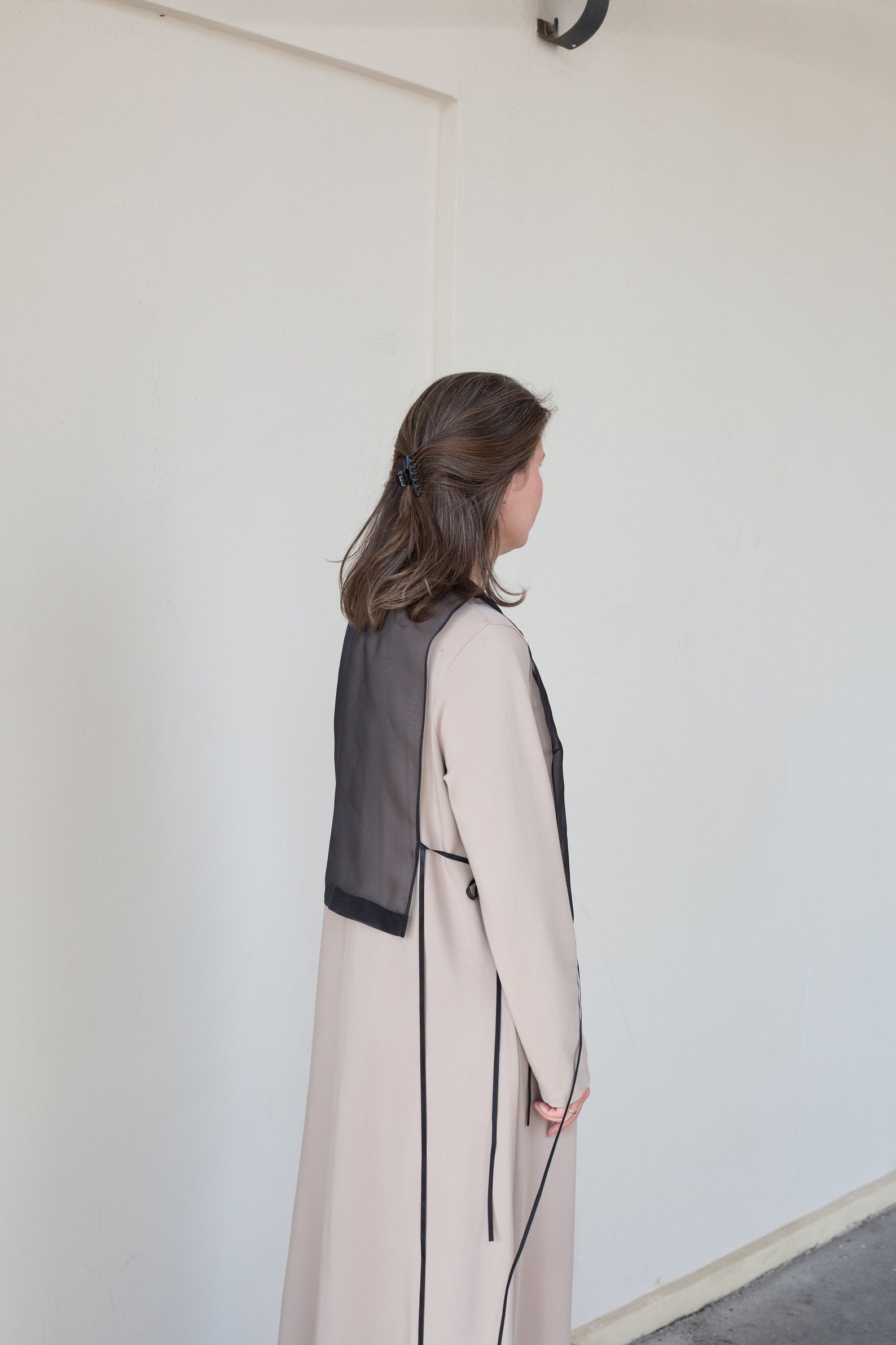 Sheer Tulle Topper With Open Sides - Modern Bridal Top - Handmade ...