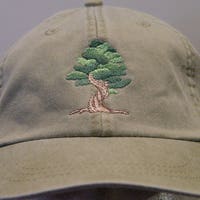 BONSAI ORNAMENTAL TREE Hat - Embroidered Men Women Wildlife Cap - Price ...