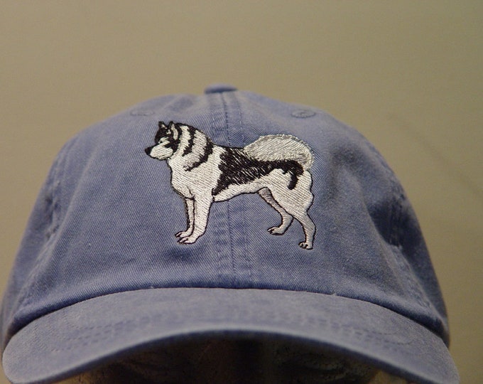 SIBERIAN HUSKY DOG Hat One Embroidered Men Women Baseball Cap Price ...