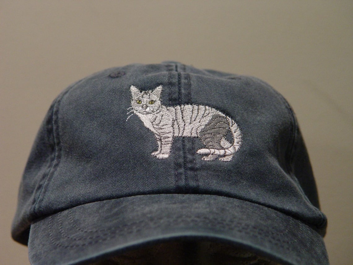 AMERICAN SHORTHAIR TABBY Cat Hat One Embroidered Men Women | Etsy