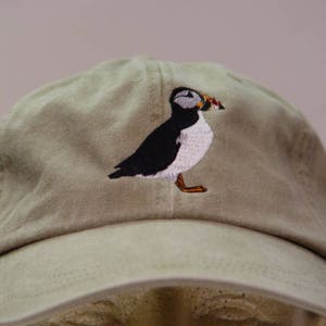PUFFIN BIRD HAT - One Embroidered Women Men Wildlife Baseball Cap ...