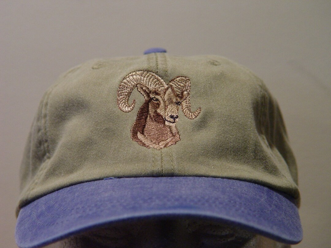 BIGHORN SHEEP Wildlife Hat - Embroidered Men Women Baseball Cap - Price ...