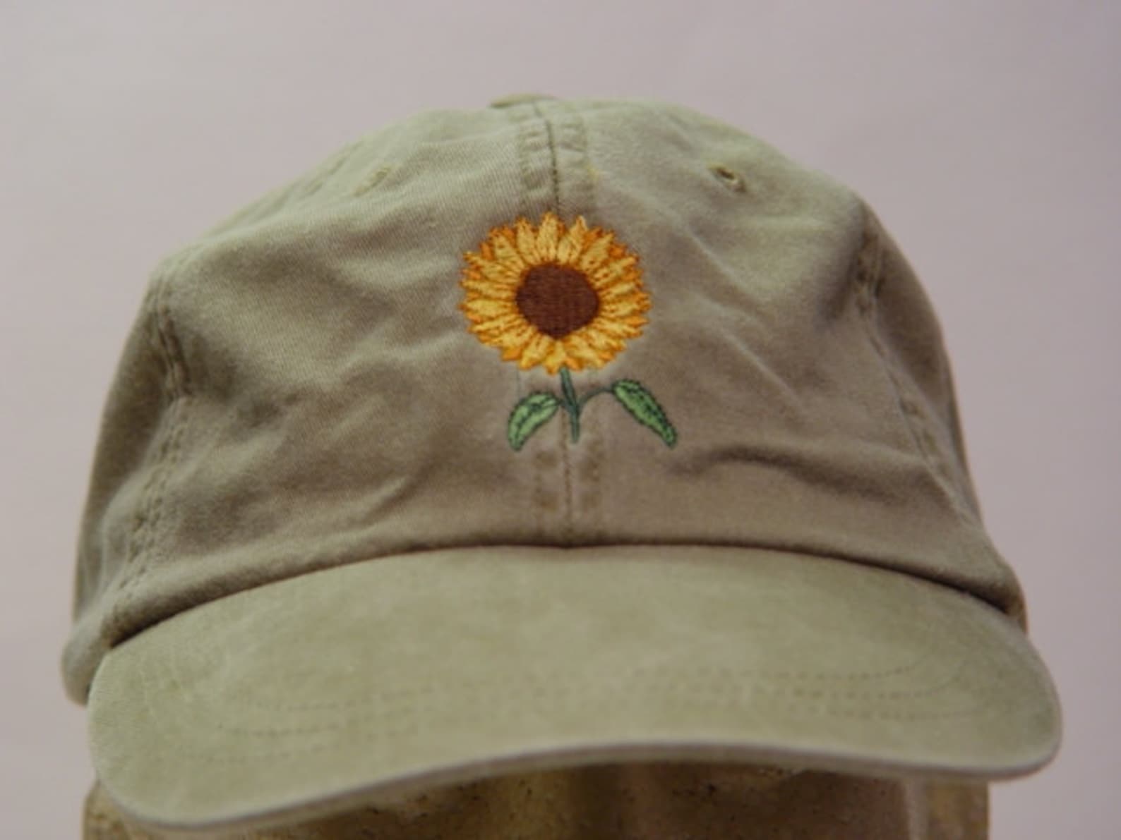 SUNFLOWER Hat One Embroidered Women Men Fall Garden Baseball | Etsy