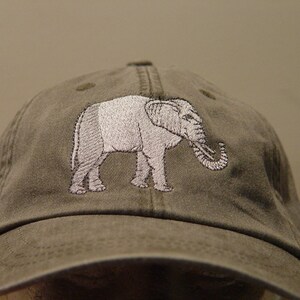 ELEPHANT WILDLIFE HAT - Embroidered African Men Women Baseball Cap ...