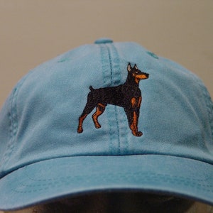 DOBERMAN PINSCHER DOG Hat One Embroidered Men Women Baseball Cap ...