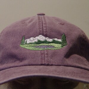 MOUNTAIN POND TREES Hat Embroidered Wildlife Mom Dad Baseball Cap Price ...
