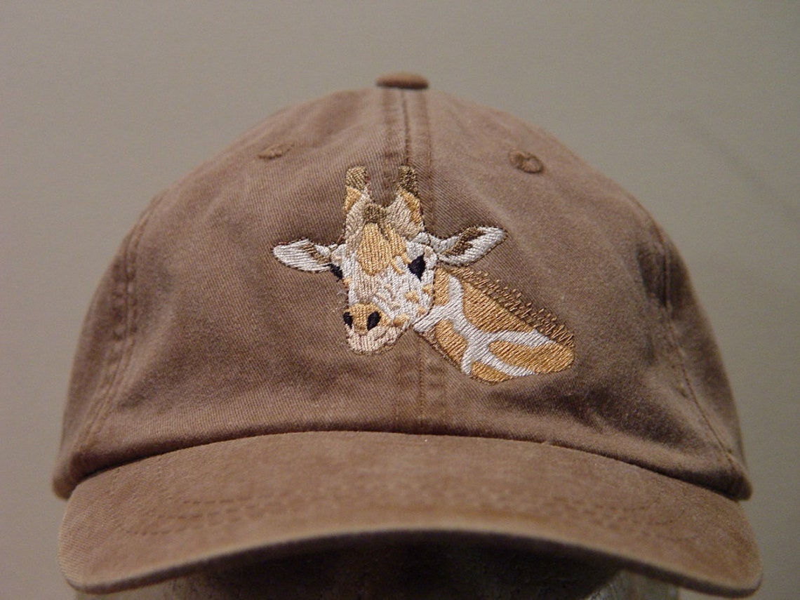 GIRAFFE HAT One Embroidered Men Women Wildlife Baseball Gift | Etsy