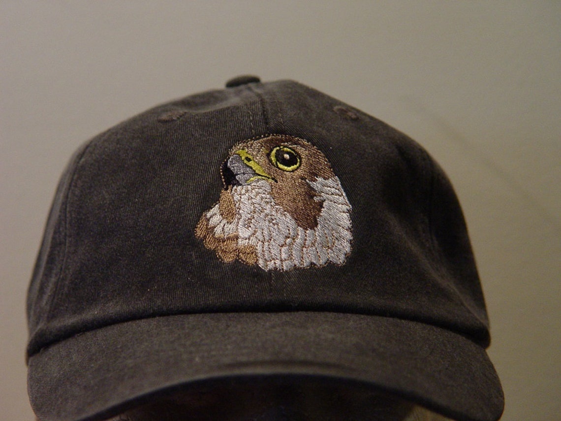 PEREGRINE FALCON Bird Hat Embroidered Men Women Wildlife Cap | Etsy