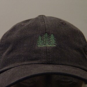 EVERGREEN PINE TREES Cap - One Embroidered Men Women Wildlife Hat ...