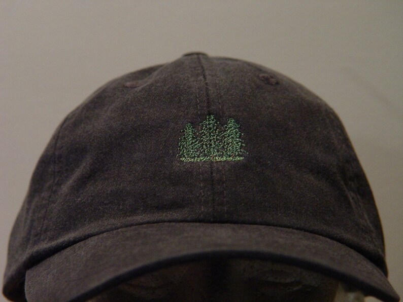 EVERGREEN PINE TREES Cap - One Embroidered Men Women Wildlife Hat ...