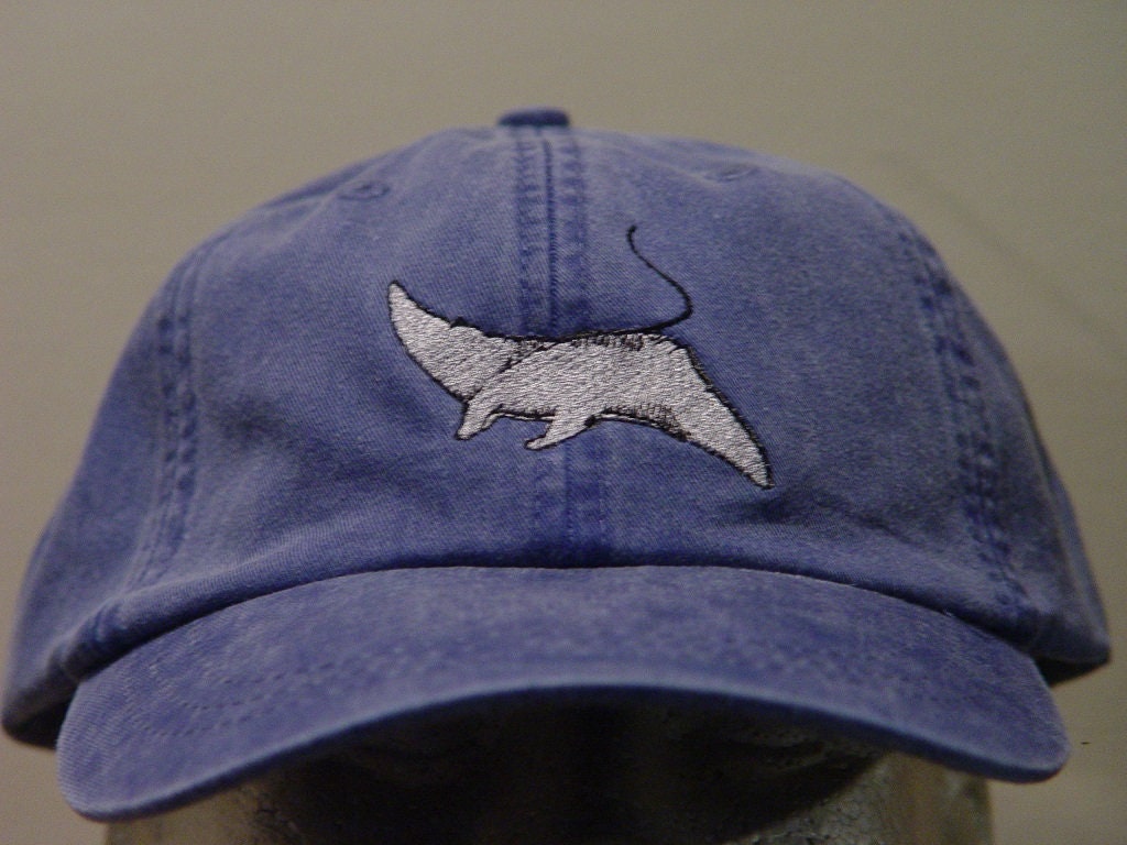 MANTA RAY Hat Embroidered Men Women Marine Wildlife Baseball | Etsy
