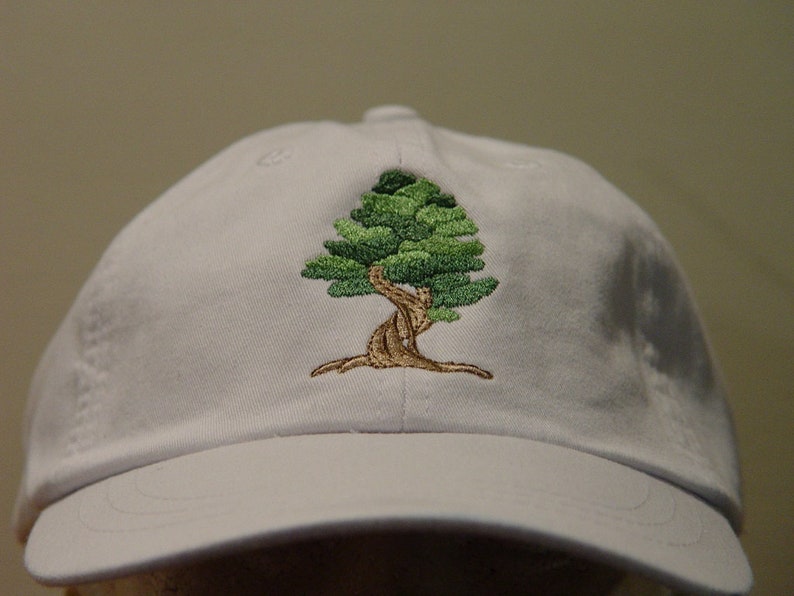 BONSAI ORNAMENTAL TREE Hat One Embroidered Men Women Wildlife | Etsy