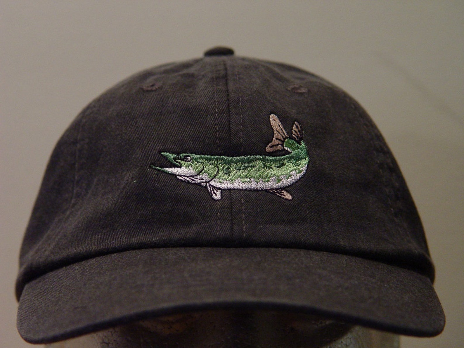 NORTHERN PIKE HAT - One Embroidered Men Women Fish Wildlife Cap - Price ...