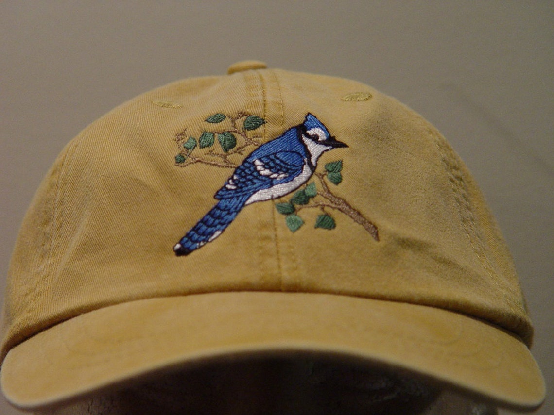 BLUE JAY BIRD Hat Embroidered Men Women Wildlife Baseball | Etsy