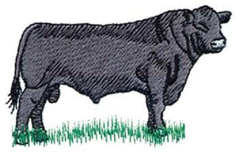 BLACK ANGUS Cow Farm Hat - One Embroidered Men Women Rancher Cap ...