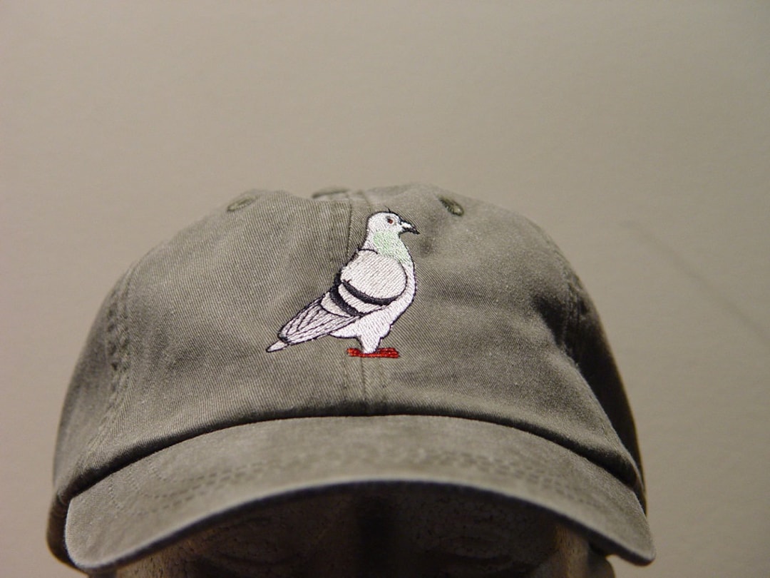 PIGEON BIRD Hat - One Embroidered Women Men Wildlife Baseball Cap ...