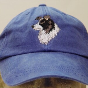 BORDER COLLIE Dog Hat - Embroidered Men Women Canine Baseball Cap ...