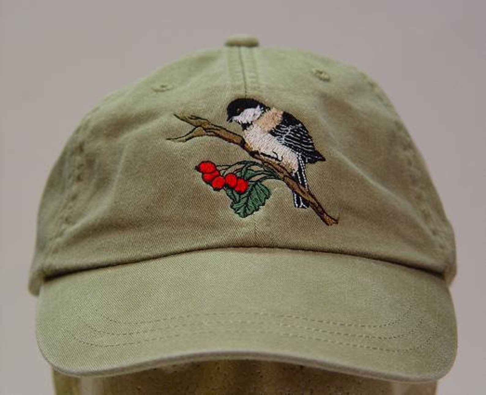 Black Capped Chickadee Bird Hat Embroidered Men Women Gift | Etsy