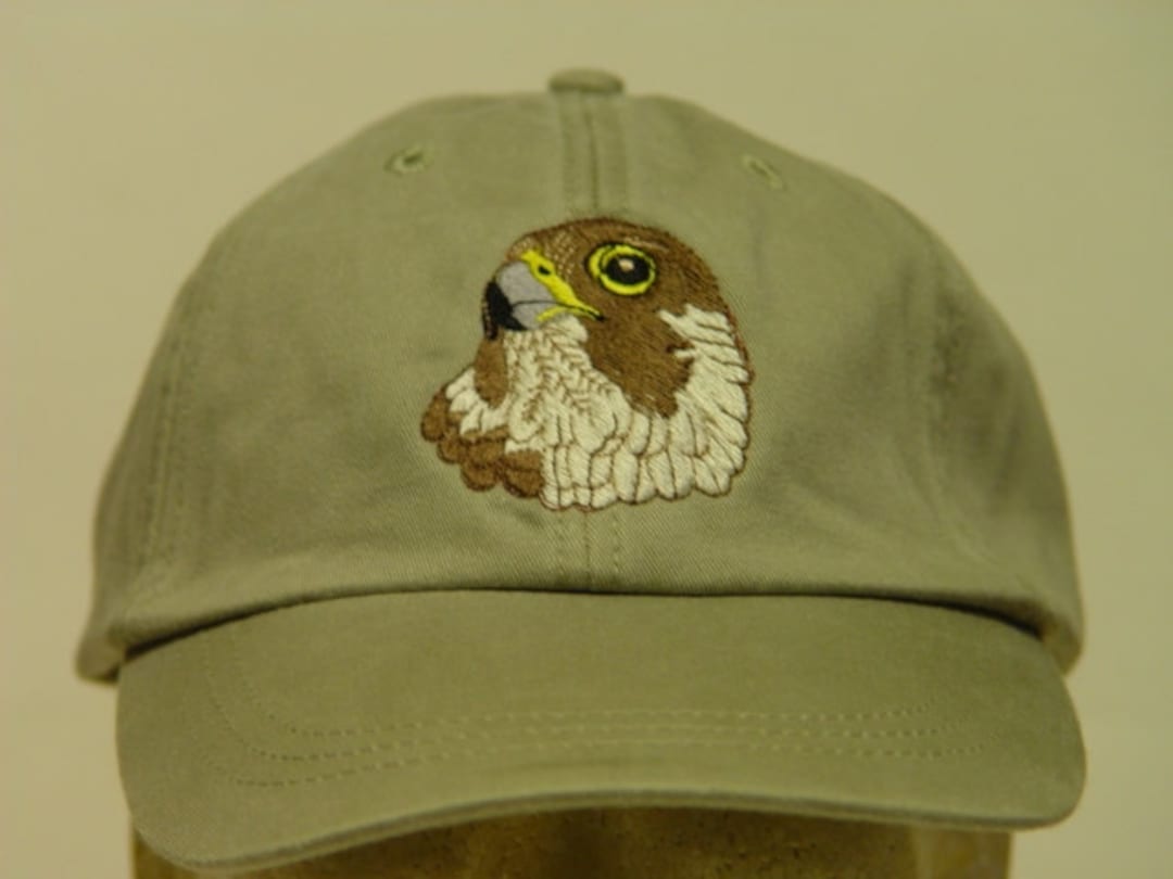 PEREGRINE FALCON Bird Hat - Embroidered Men Women Wildlife Cap - Price ...