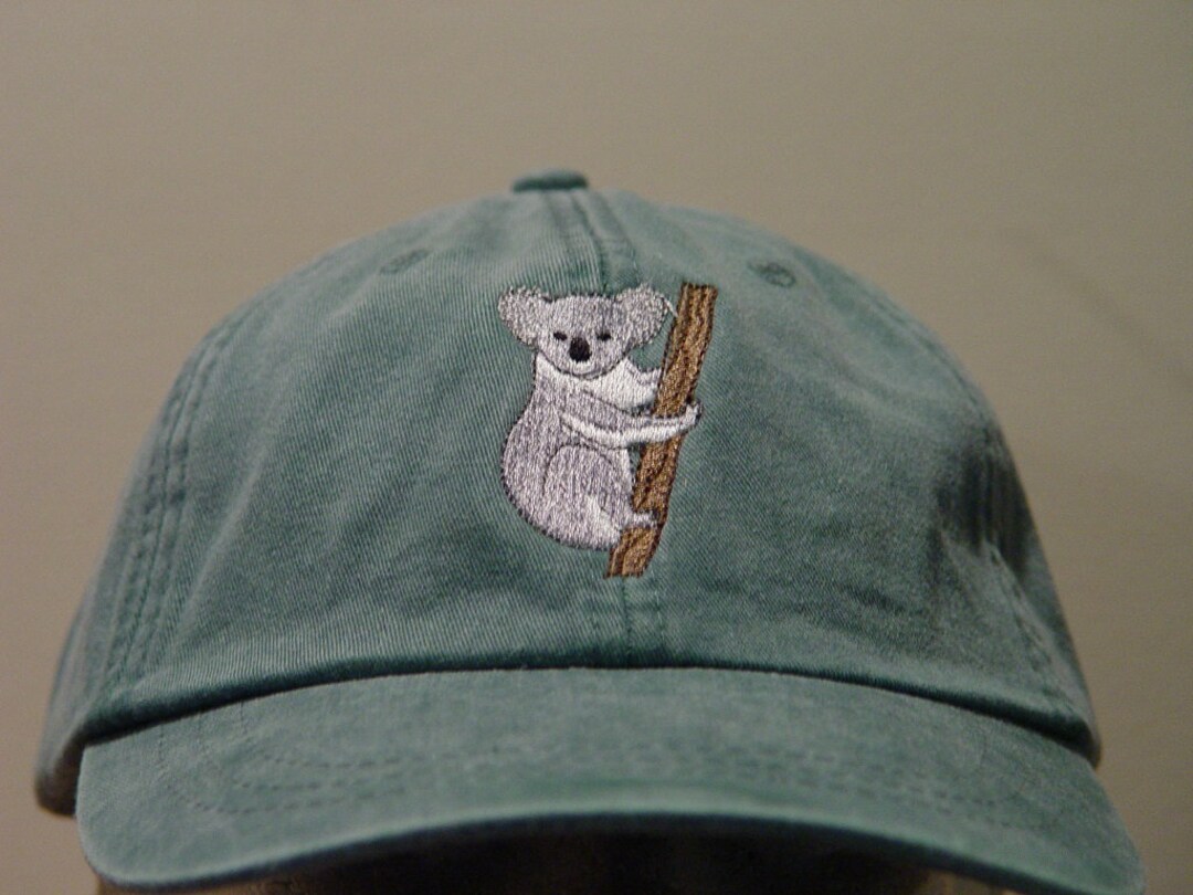 KOALA HAT - Embroidered Men Women Mom Dad Wildlife Baseball Cap - Price ...